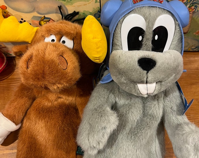 Rocky and Bullwinkle Puppets - Etsy