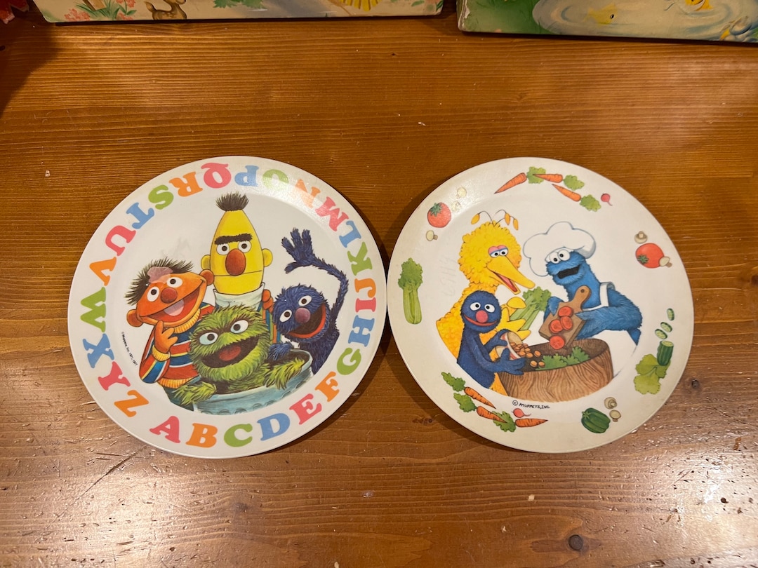 Sesame Street Plates - Etsy