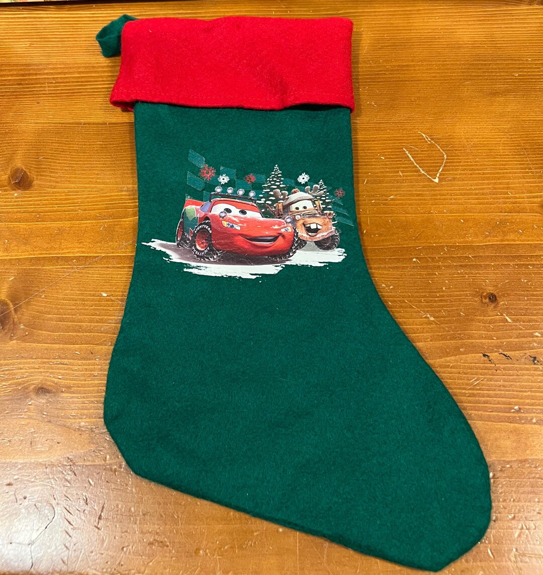 Pixar Cars Stocking - Etsy
