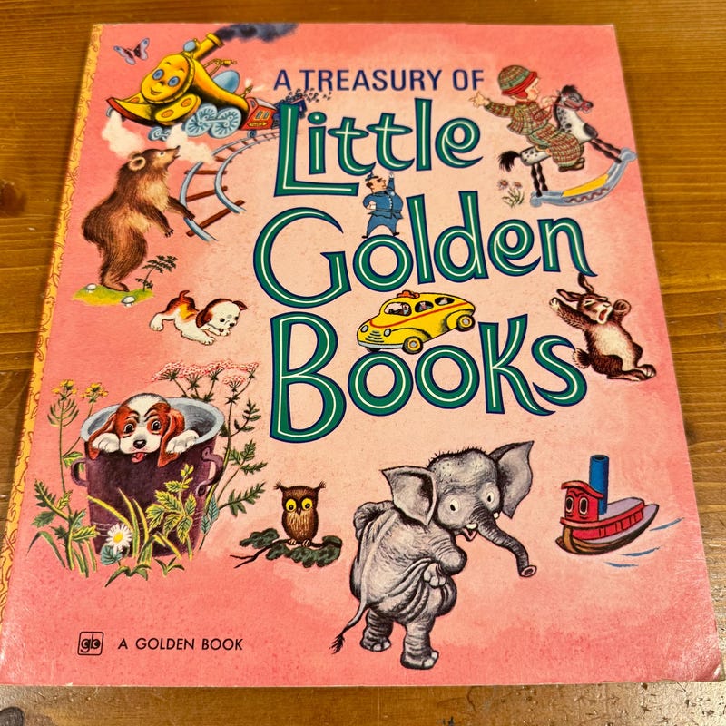 Golden Books Treasury - Etsy