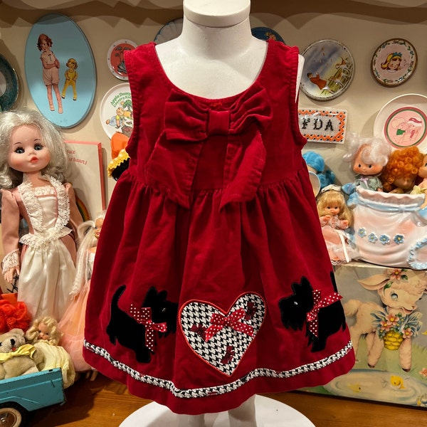 Scottie Dog Dress - Etsy