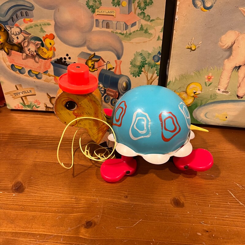 Turtle Pull Toy - Etsy