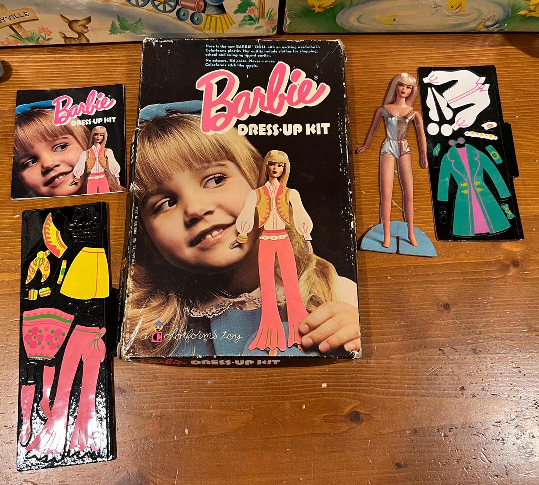 Barbie Colorforms - Etsy