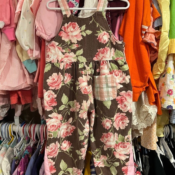 Floral Overalls - Etsy