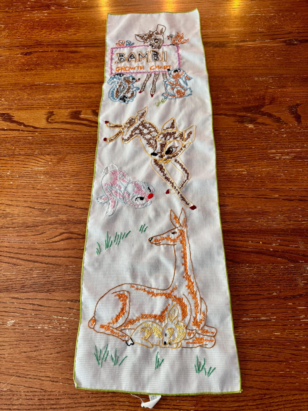 Vintage Bambi Growth Chart - Etsy