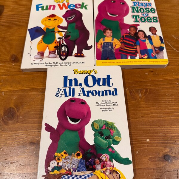 Barney Book - Etsy