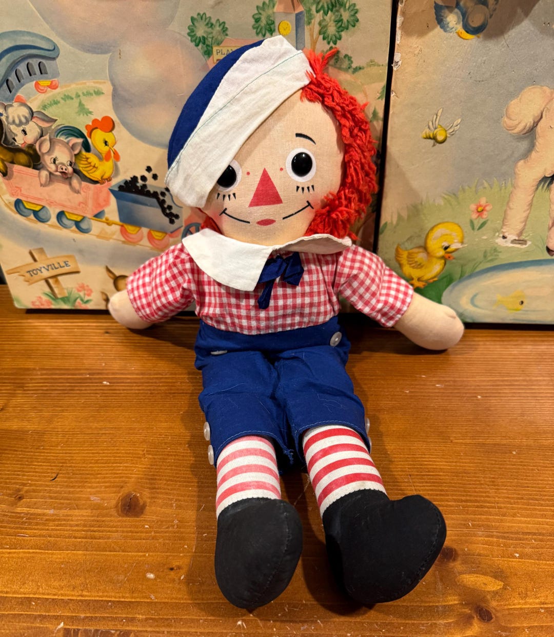 Raggedy Andy Knickerbocker Doll - Etsy