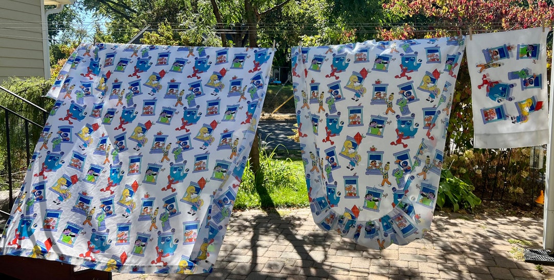 Sesame Street Twin Sheet Set With Pillowcase - Etsy