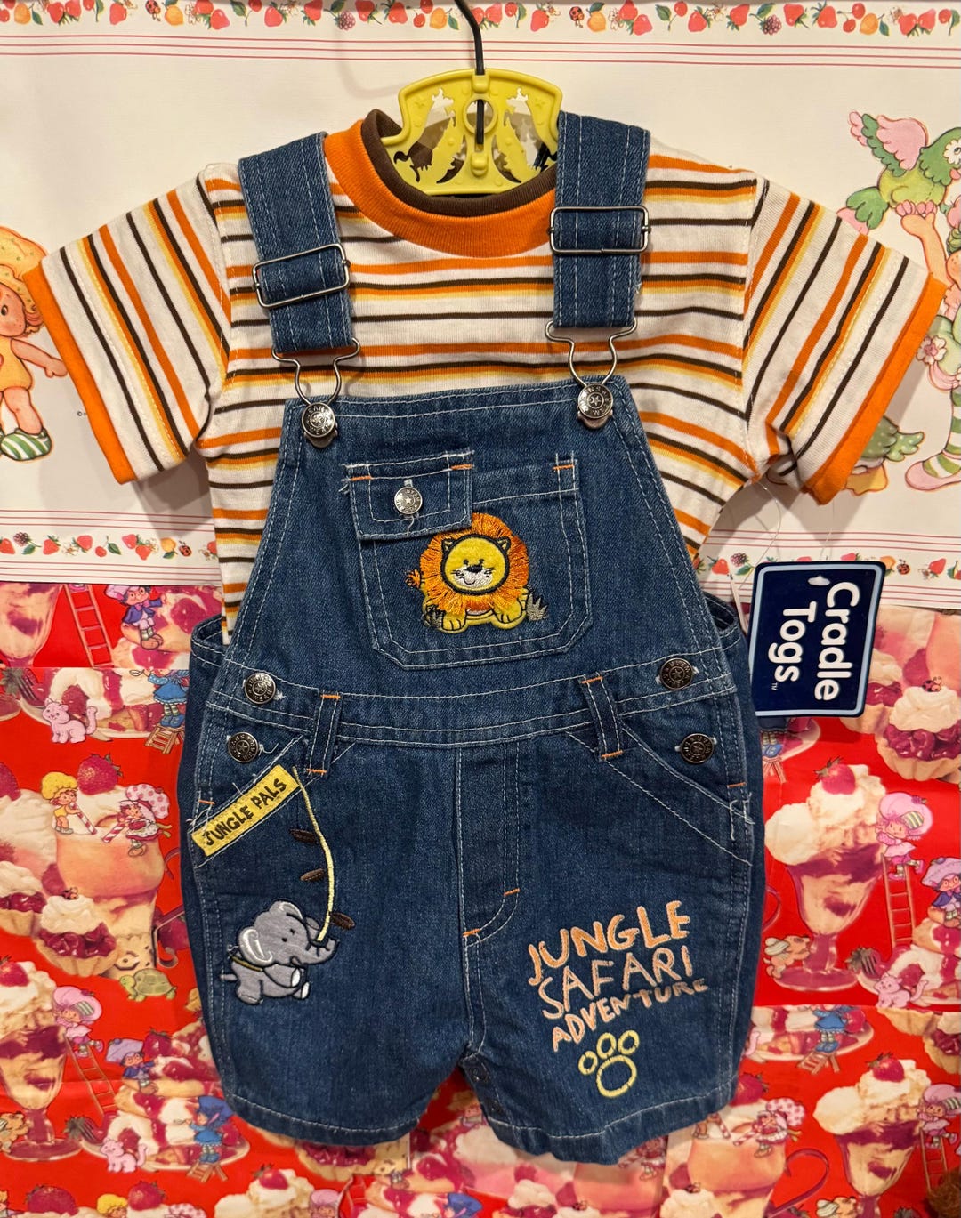 9/12 Months NOS Jungle Shortall Outfit - Etsy