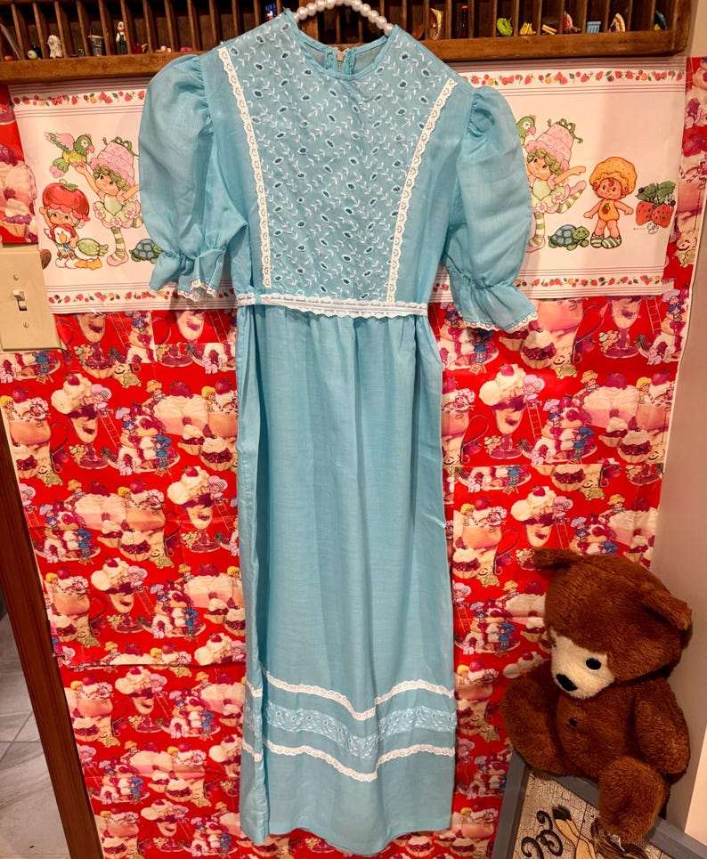 12/14 Kids 70s Maxi Dress - Etsy UK