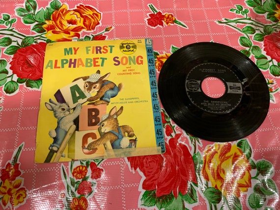 Alphabet Record - Etsy