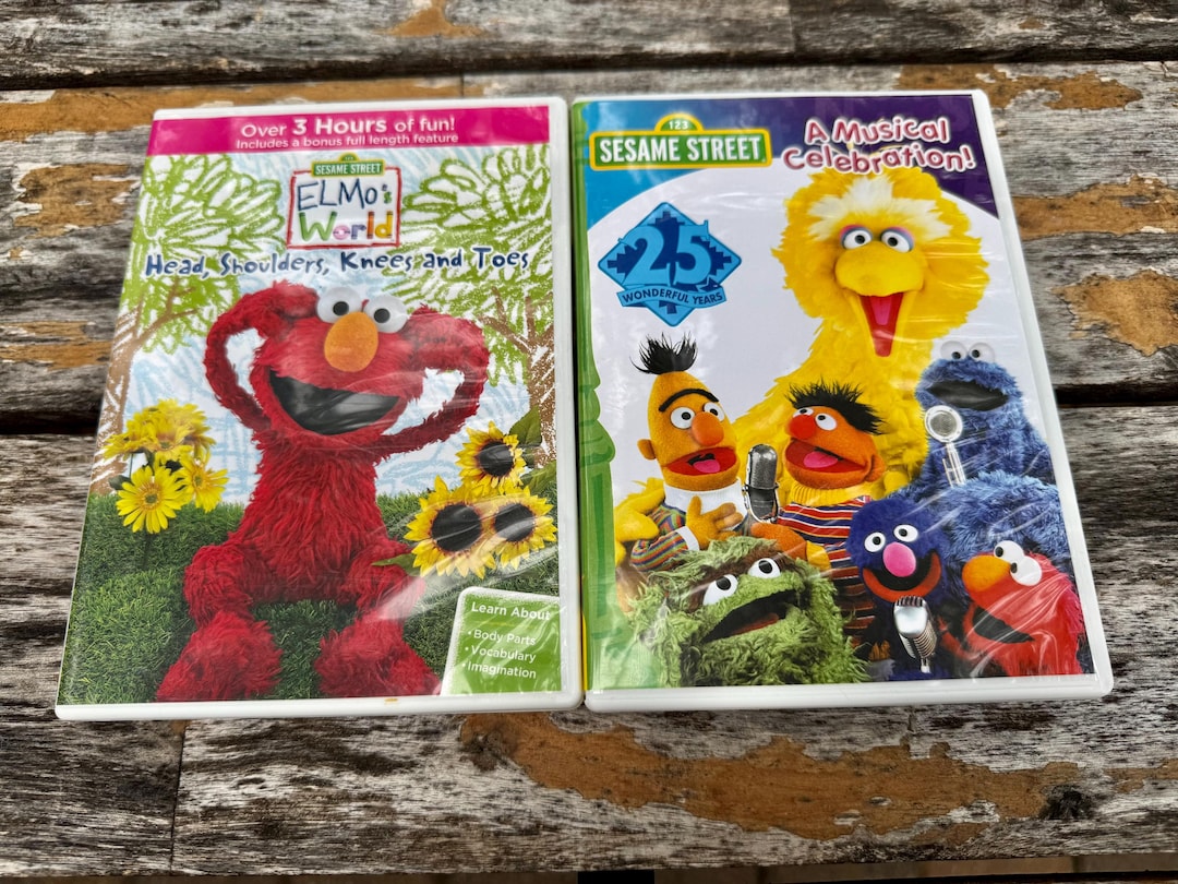 Sesame Street Dvds - Etsy