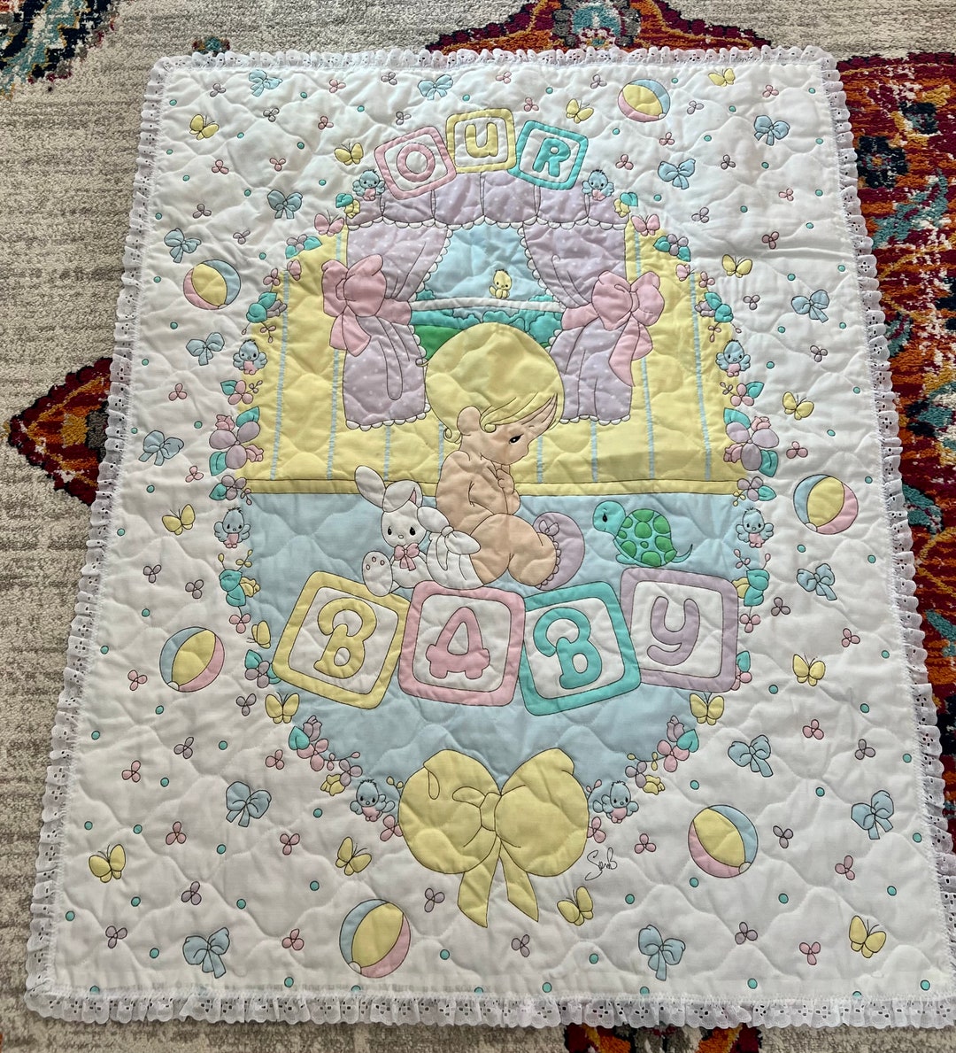 Precious Moments Baby Blanket - Etsy