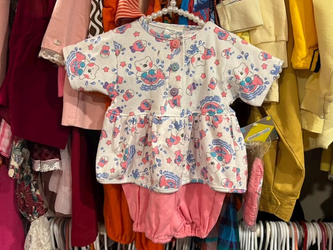 6-9 Months Baby Romper and Headband 1980s - Etsy