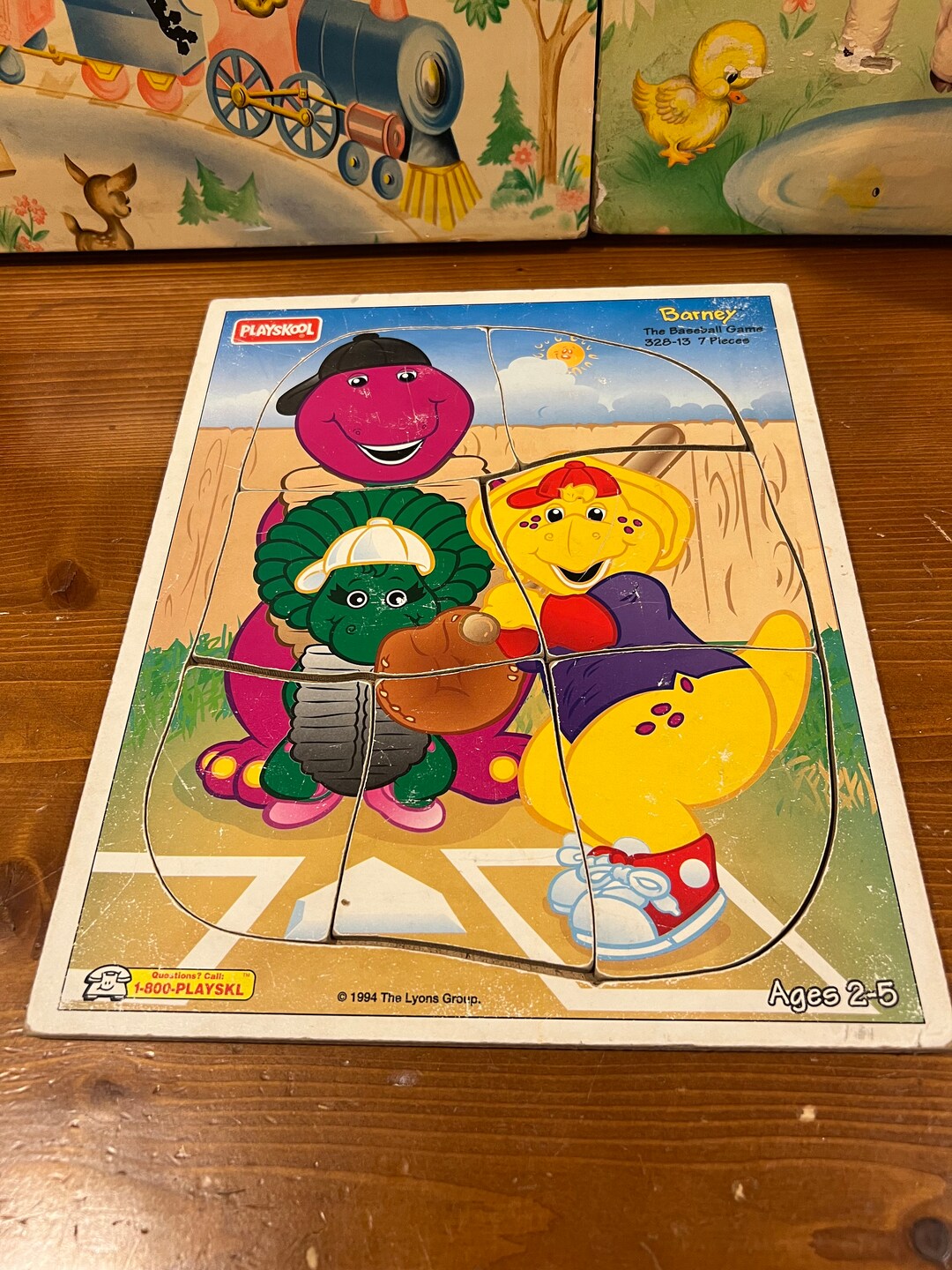 Barney Puzzle - Etsy