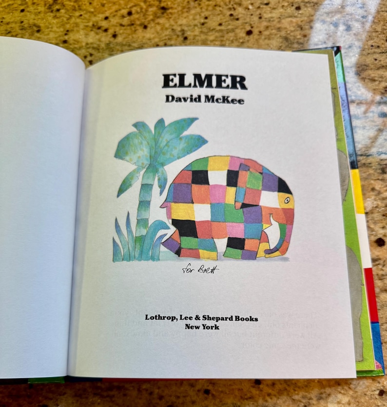 Elmer by David Mckee - Etsy