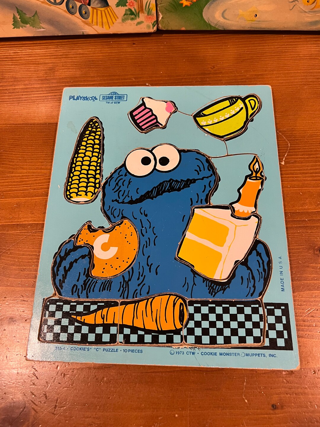 Cookie Monster Puzzle - Etsy