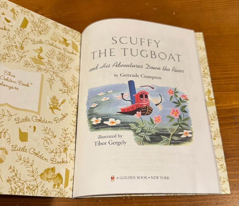 Scuffy the Tugboat Little Golden Book Classic - Etsy