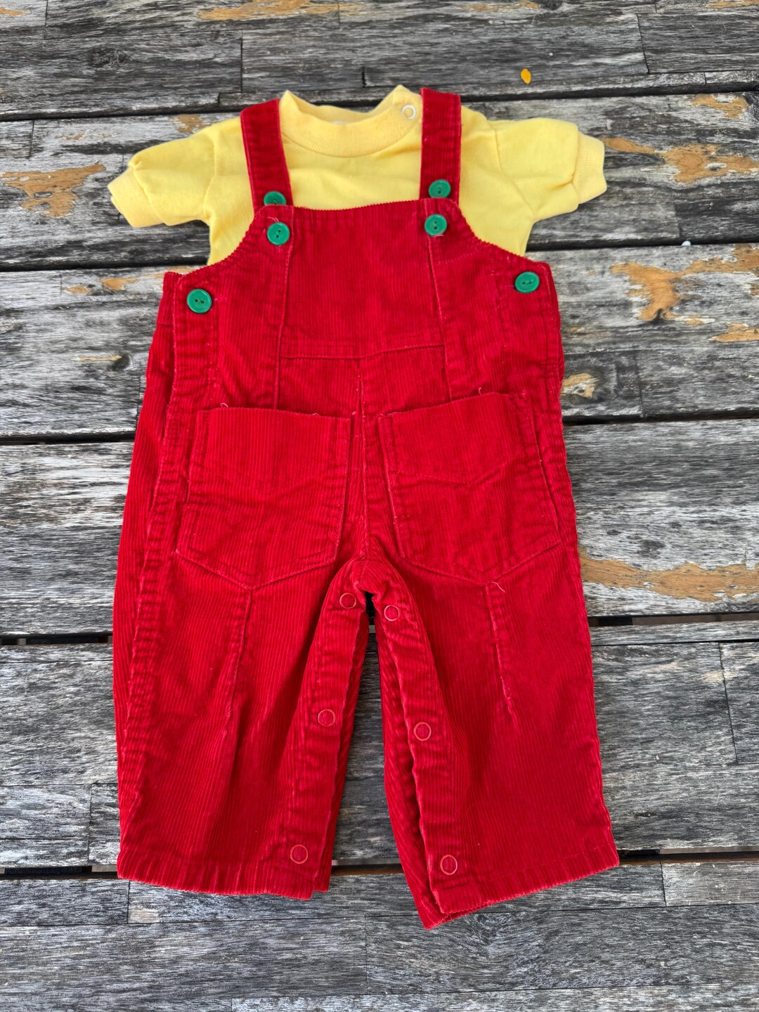 3/6 Months Overalls Set 1970s/early 90s - Etsy