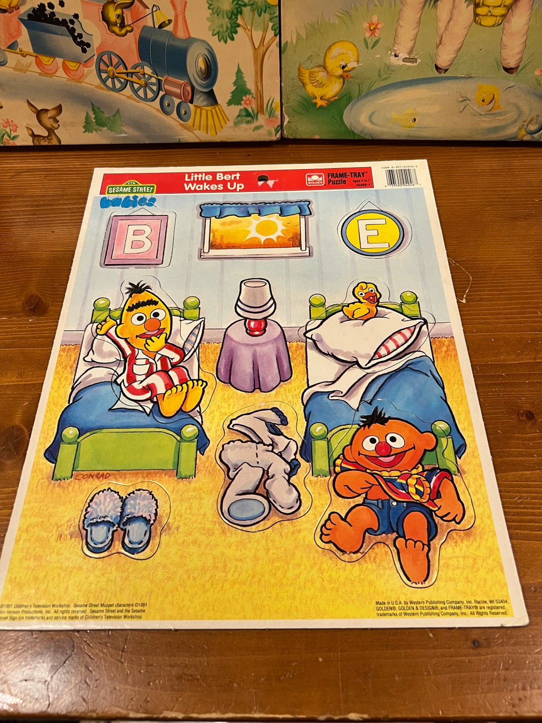 Vintage Baby Bert and Ernie Puzzle - Etsy