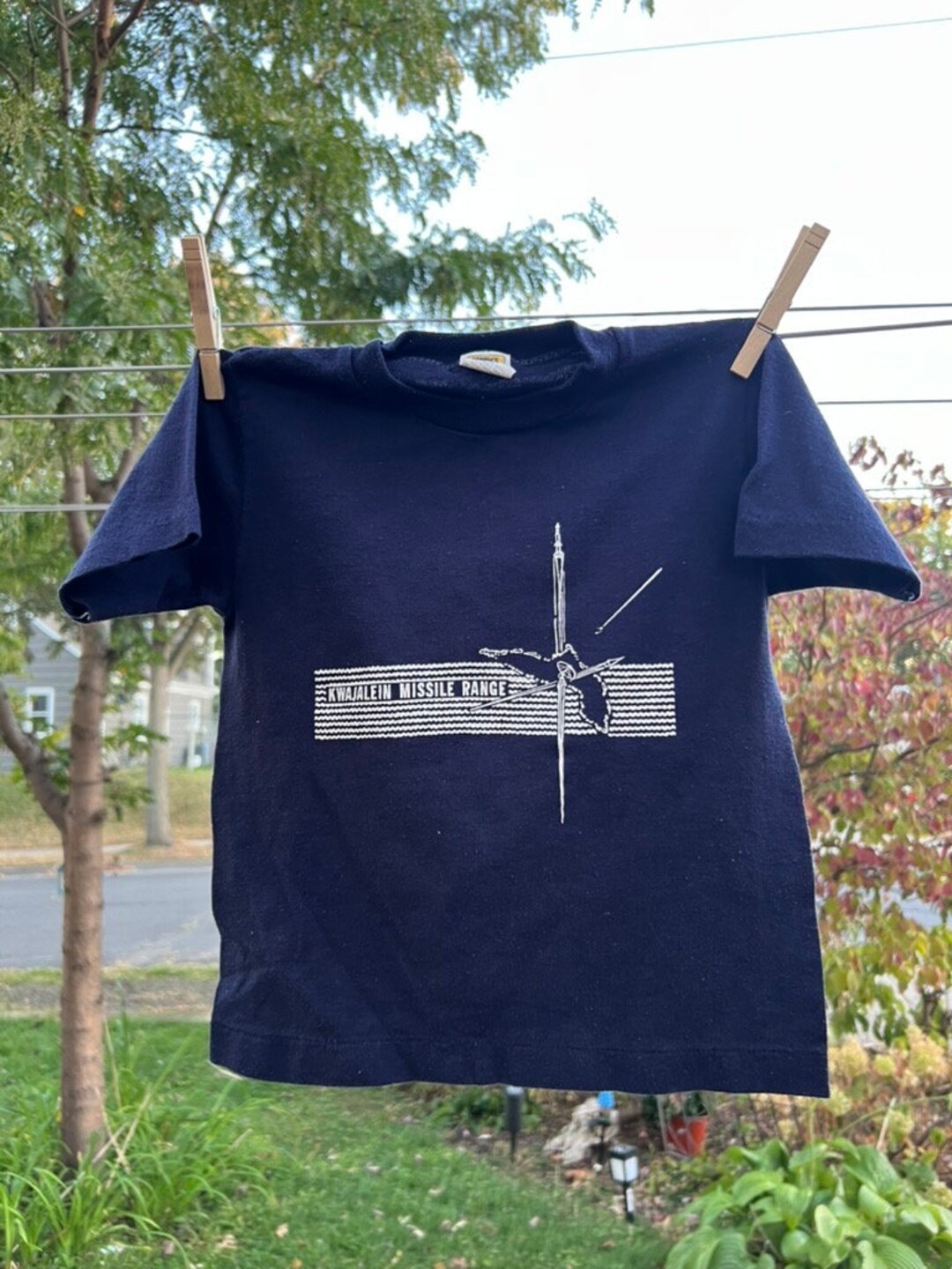 Kids 6 Kwajalein Missile Range Tee 1980s - Etsy