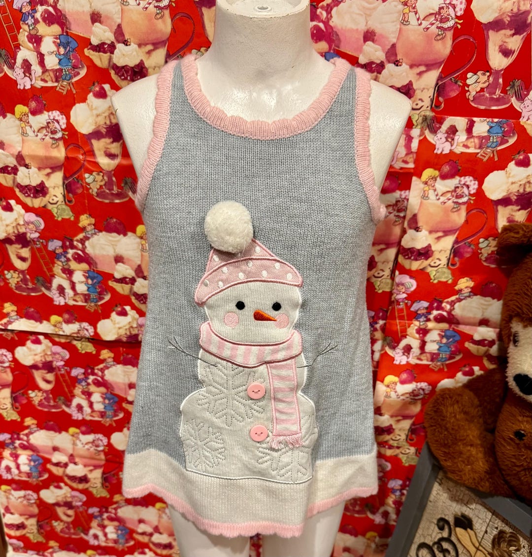 2T Snowman Dress Bonnie Jean - Etsy