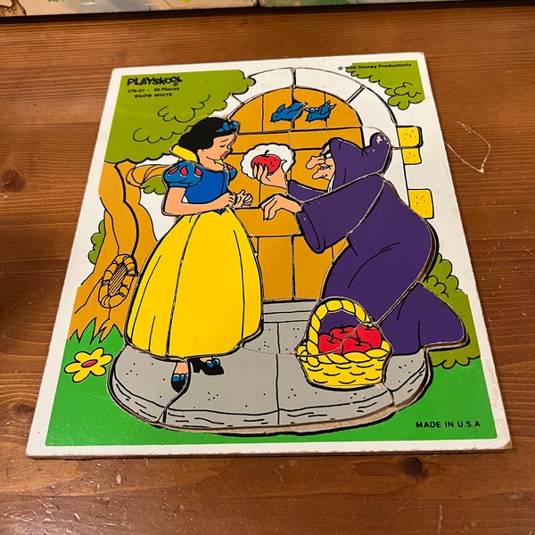 Snow White Puzzle - Etsy