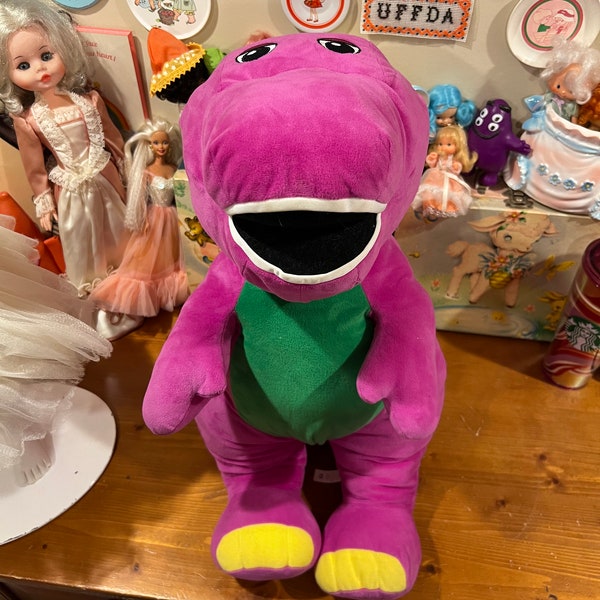 Barney Plush - Etsy