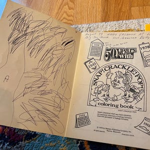 Snap Crackle and Pop Coloring Books - Etsy