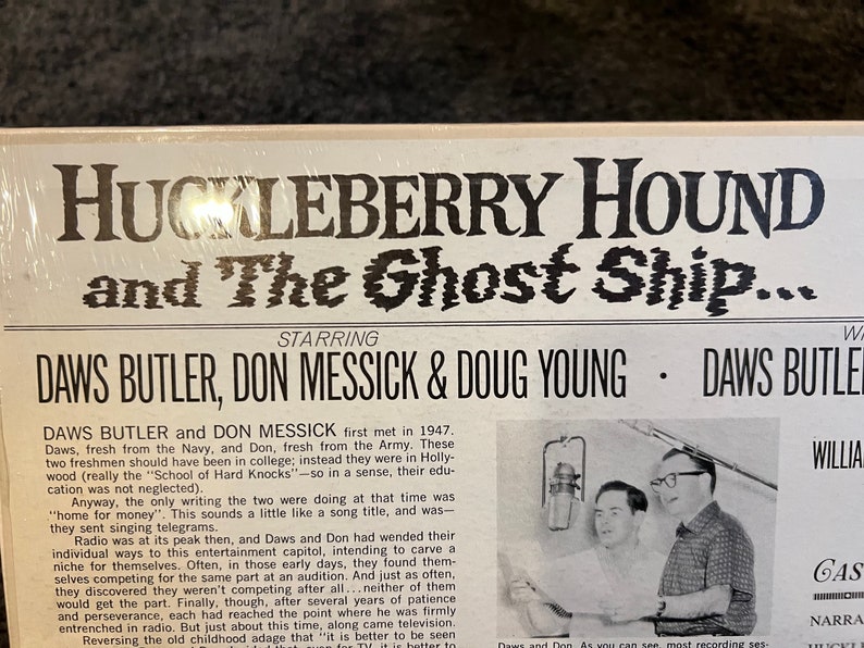 Huckleberry Hound and the Ghost Ship Record - Etsy