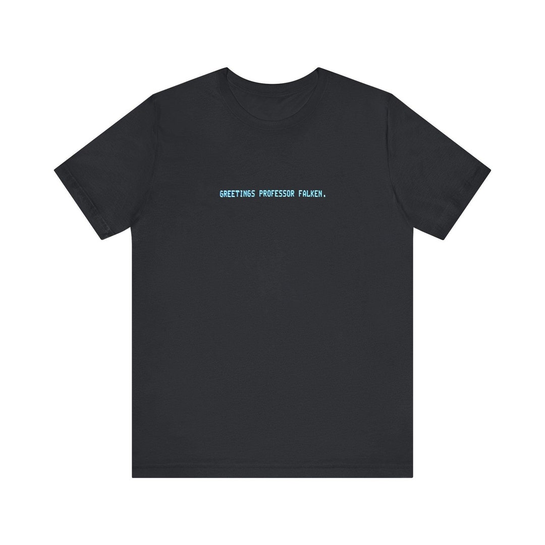 War Games Retro CRT Screen Blue Glow Movie Quote Unisex Tee, Scifi ...