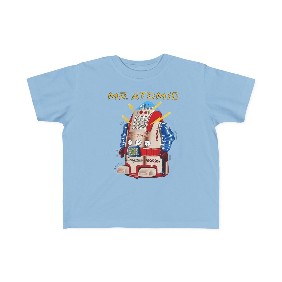 Vintage Mr. Atomic Robot Toddler Tee – 1960s Retro Design - Etsy