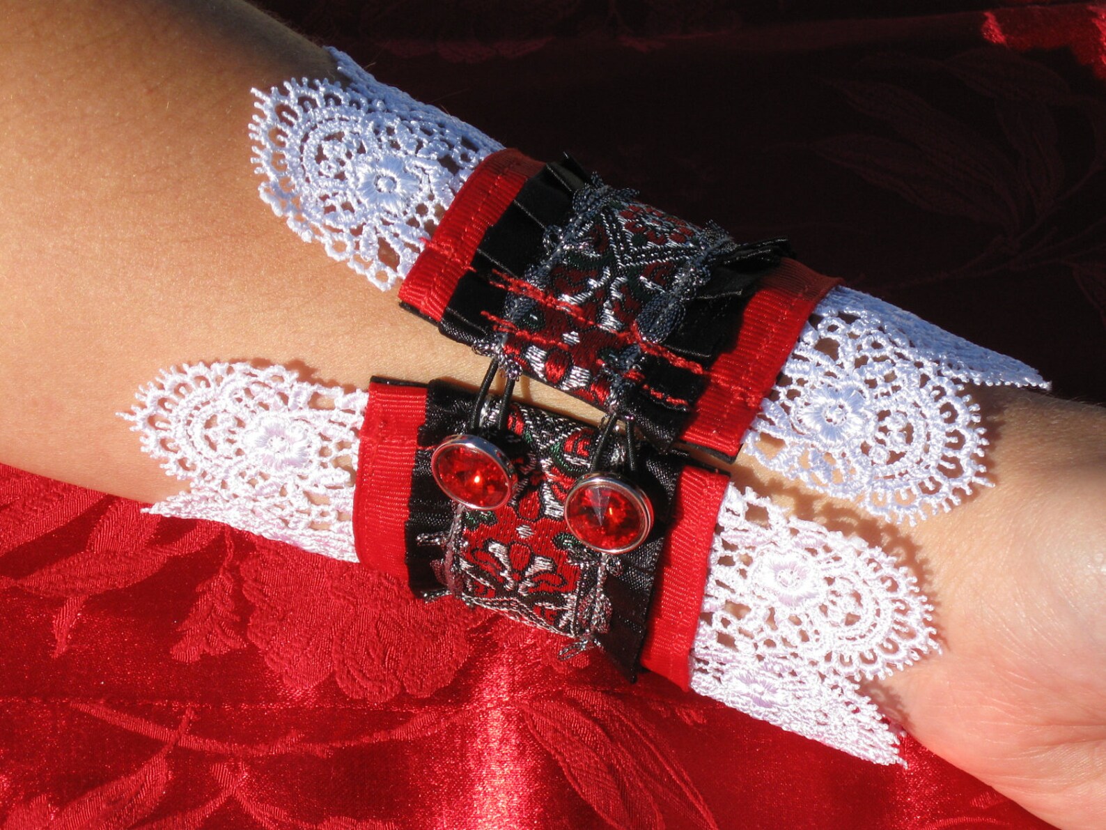 Love Bite Ribbon Cuff Bracelet - Etsy