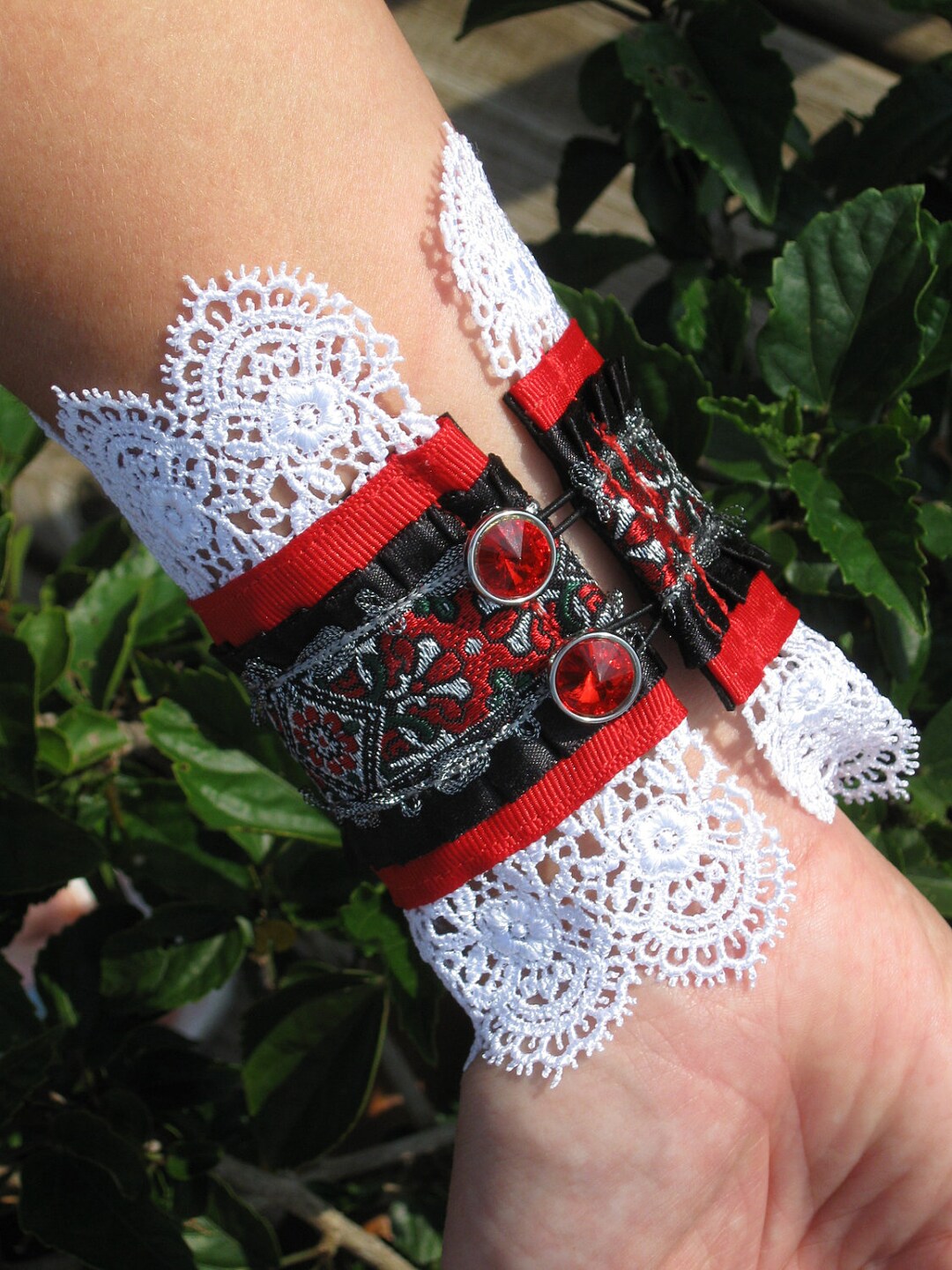 Love Bite Ribbon Cuff Bracelet - Etsy