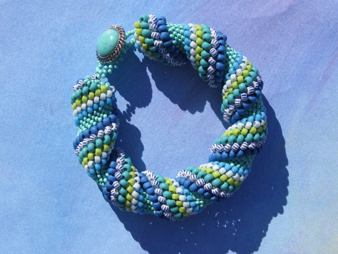 Turquoise Twirly Swirly Bracelet - Etsy