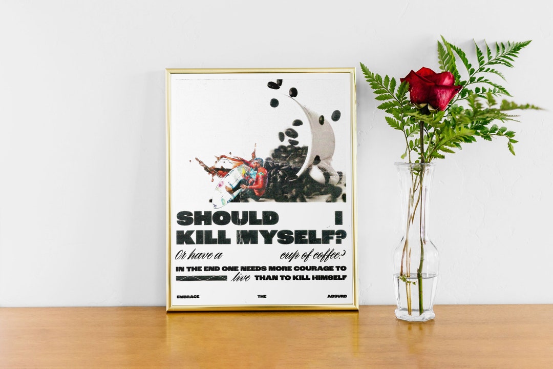 Albert Camus Absurdism Philosophy Poster - Etsy