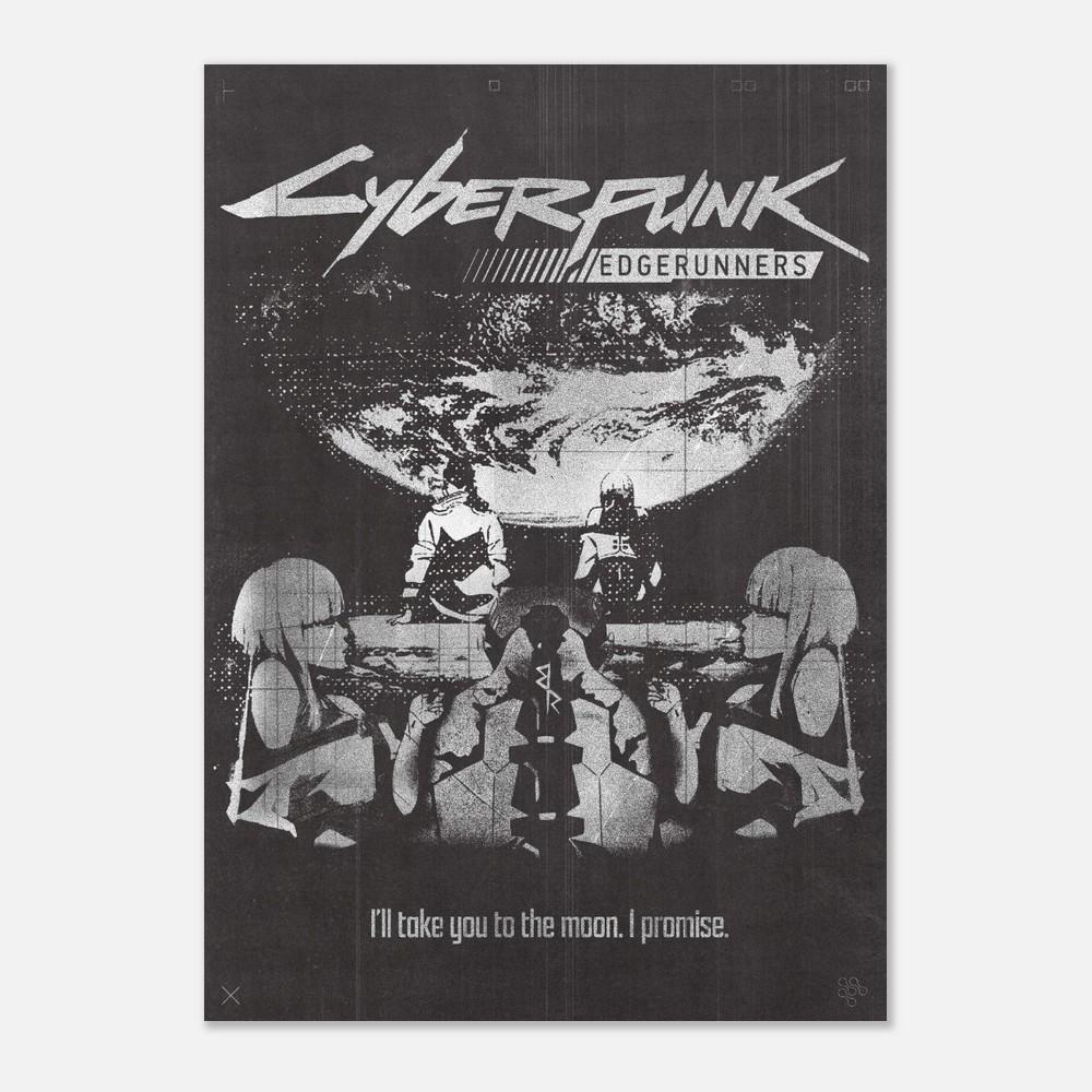 Cyberpunk Edgerunners Grunge Poster - Etsy