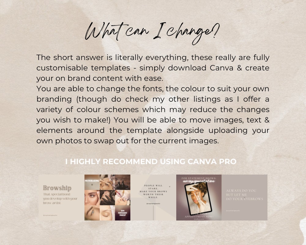 Brow Tech Instagram Template | Brow Tech Instagram Post | Brow ...