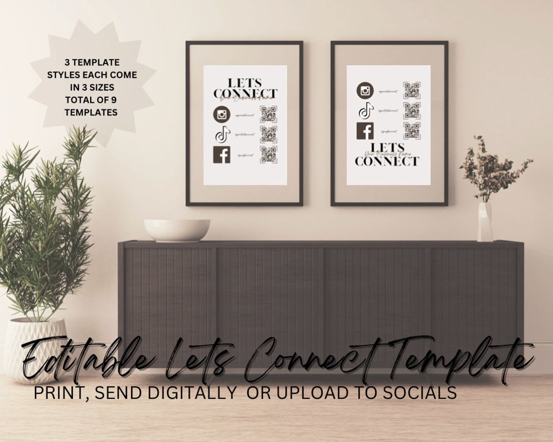 Let’s Connect Digital Template | Lets Connect | Printable Lets Connect ...