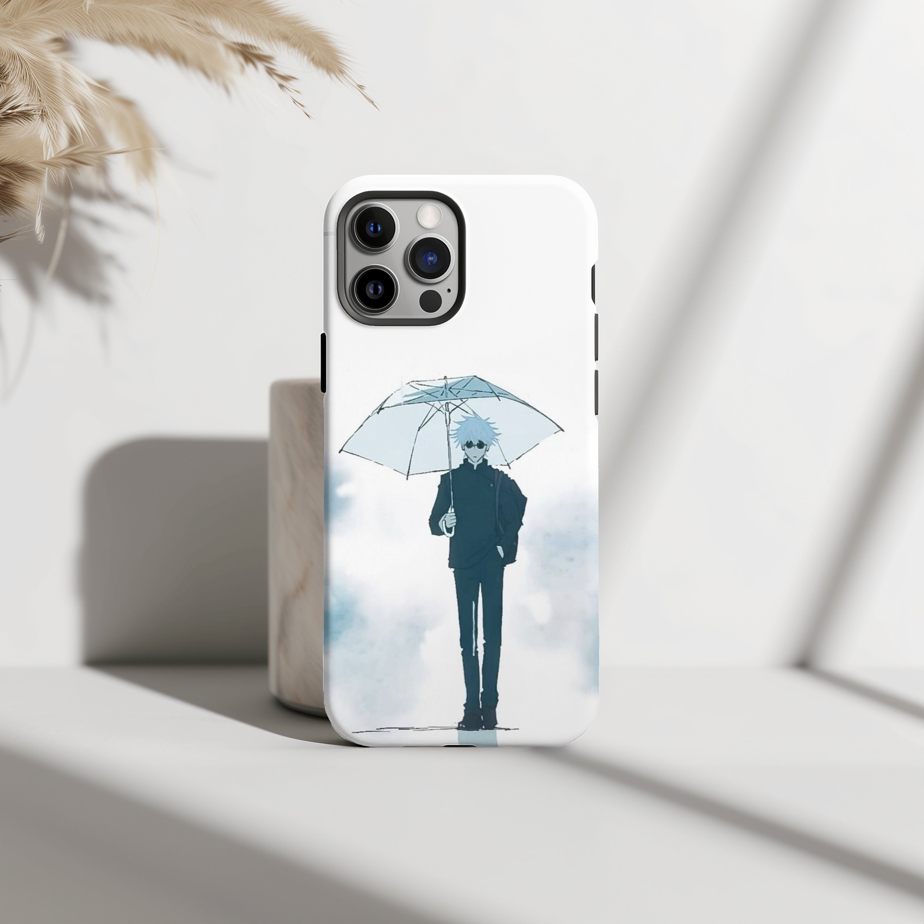 Gojo Satoru Rain Case, JJK Anime Phone Case, Gojo Satoru, Gift for ...