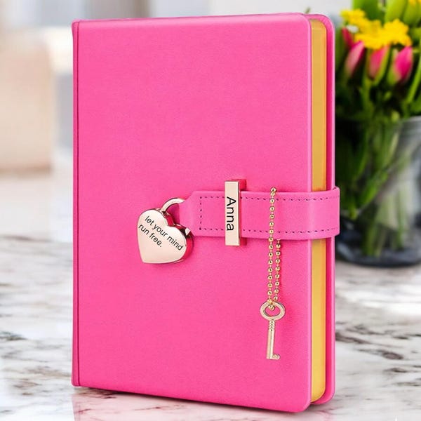 Secret Lock Diary - Etsy