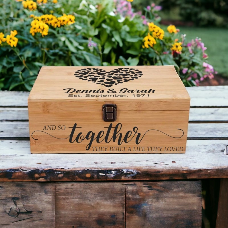 Wedding Keepsake Box - Etsy