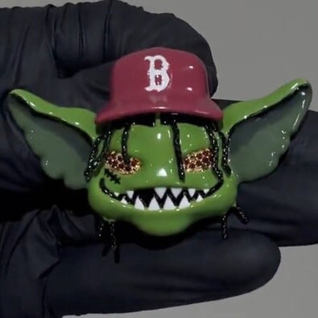 3D Gremlin Hip Hop Enamel Pendant Custom Made 3D Cartoon Night Glow ...