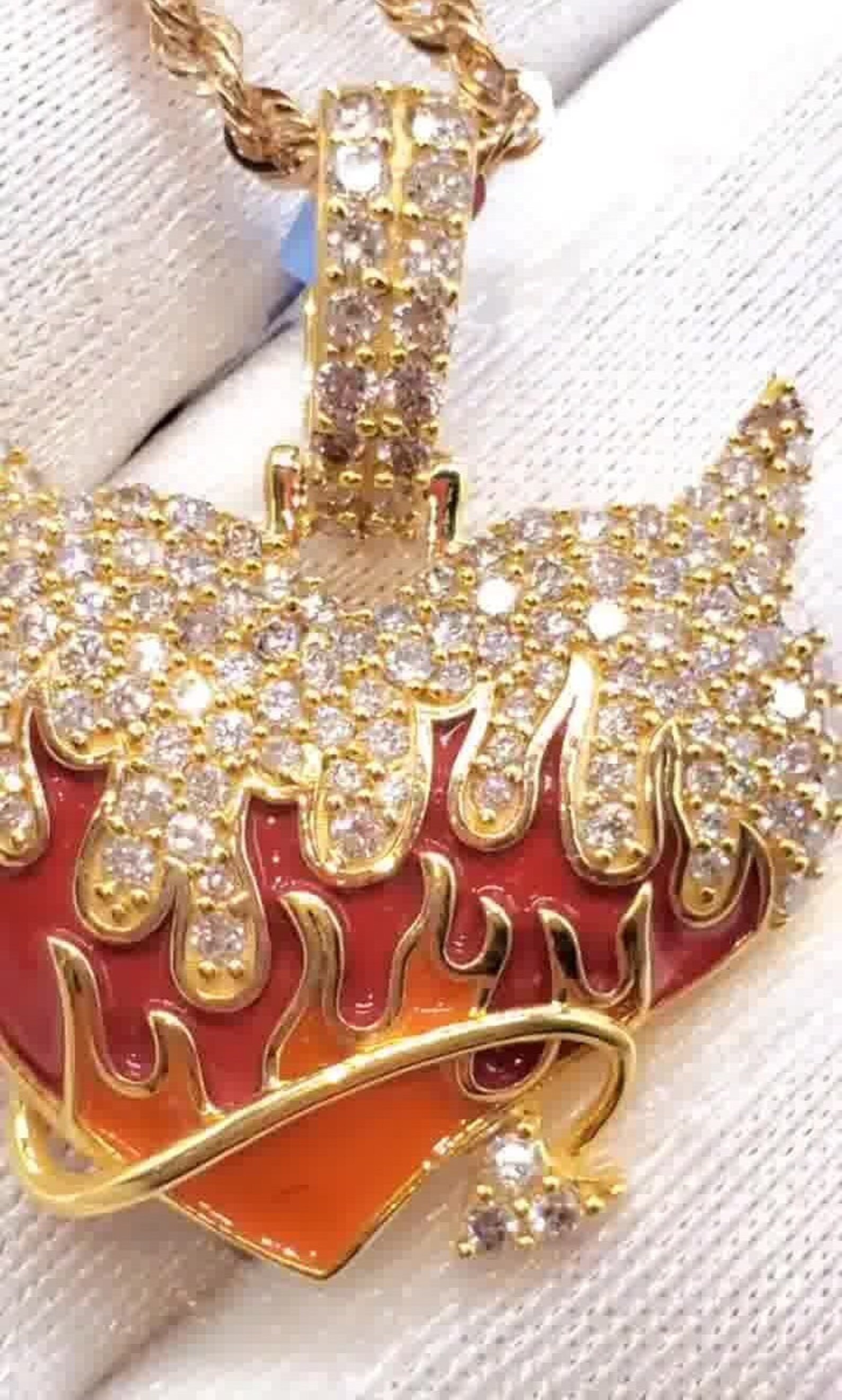 Angel Devil Diamond Heart Pendant 1.5ct Moissanite Charm Pendant, 925 ...