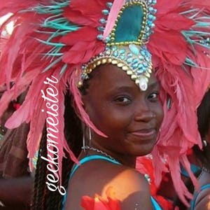 Simple Samba Custom Headdress Wire Frame Design (with Front/rear ...