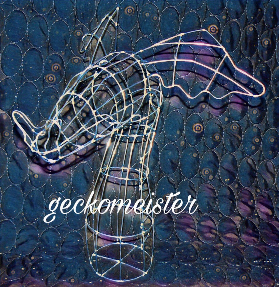 Dragon/sea Serpent Topiary Wire Frame Design 3 Individual Pieces - Etsy