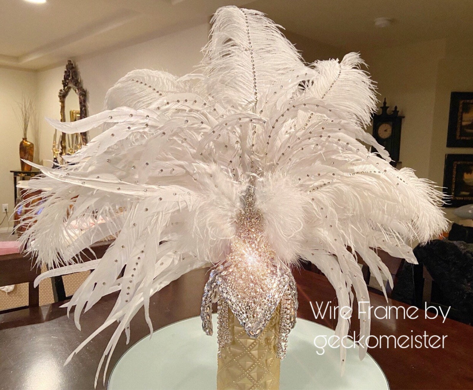 Simple Custom Headdress Wire Frame Design (with Front/rear Support ...