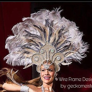 Samba Headdress With Spirals Wire Frame Design - Custom Made - Etsy