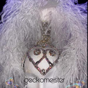 Samba Heart With Spirals Headband Wire Frame Design (with Rear Support ...