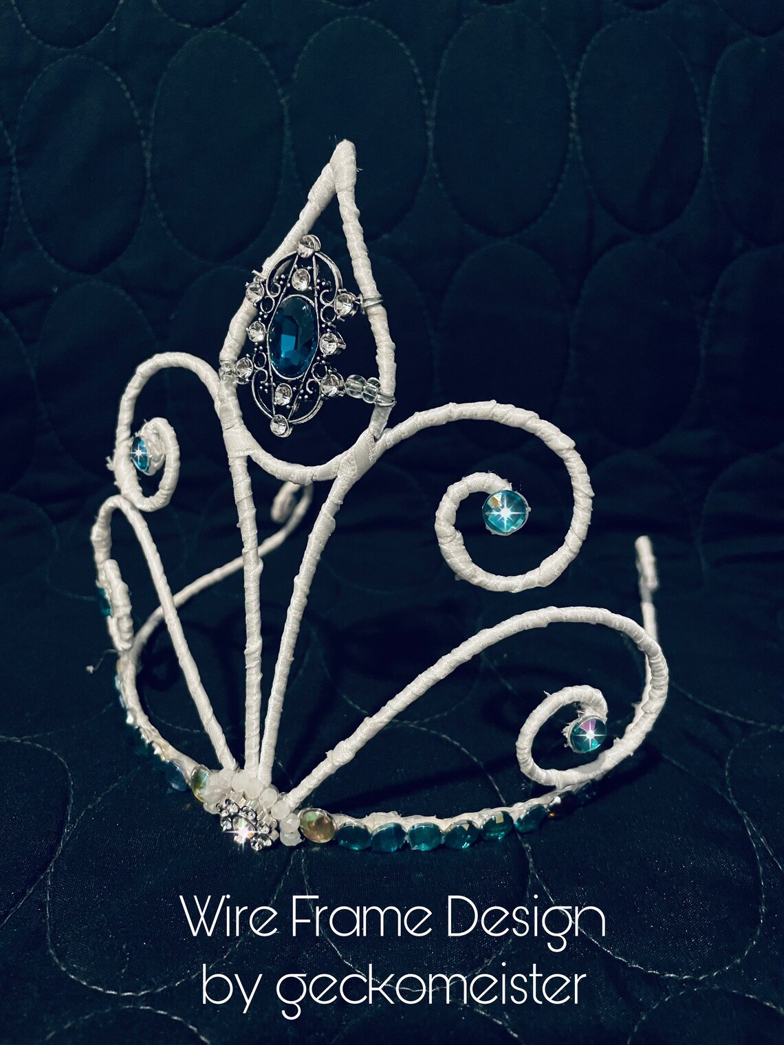 Simple Athena Tiara Wire Frame Design with Design Options - Etsy